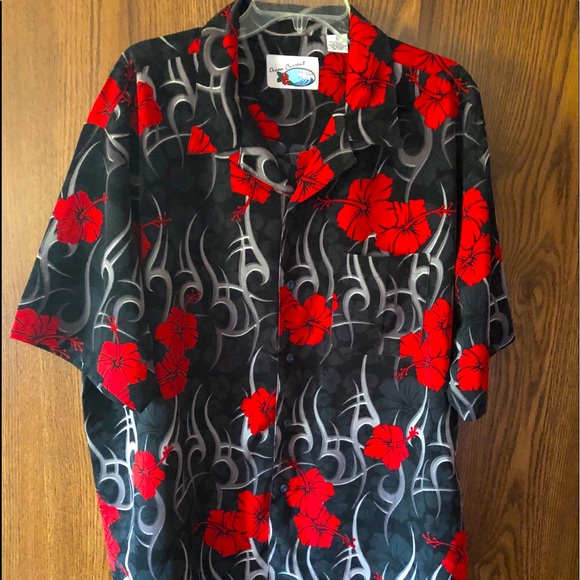 Ocean Current | Shirts | Mens Ocean Current Hawaiian Shirt | Poshmark